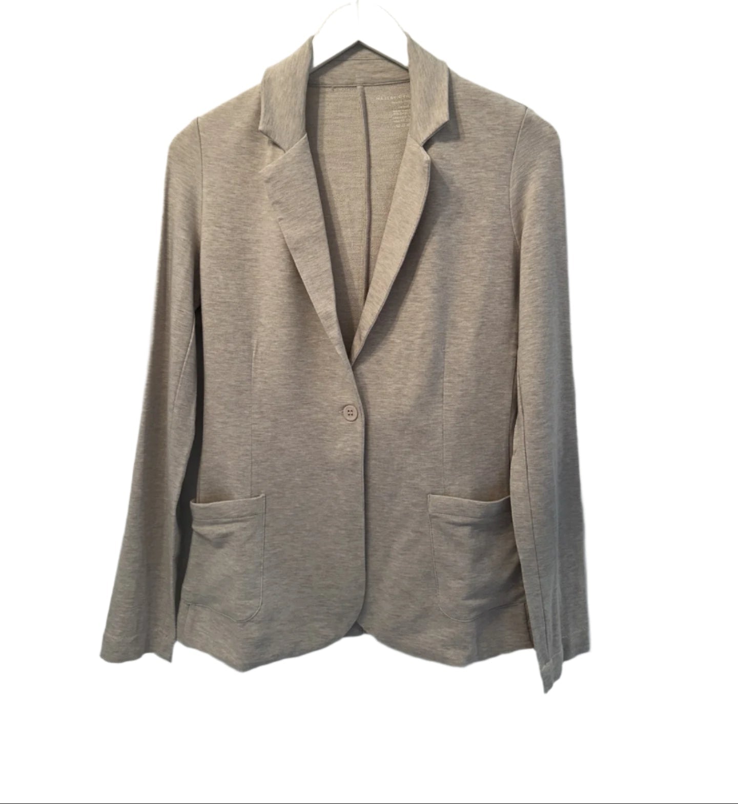 Terry Looped One-Button Blazer